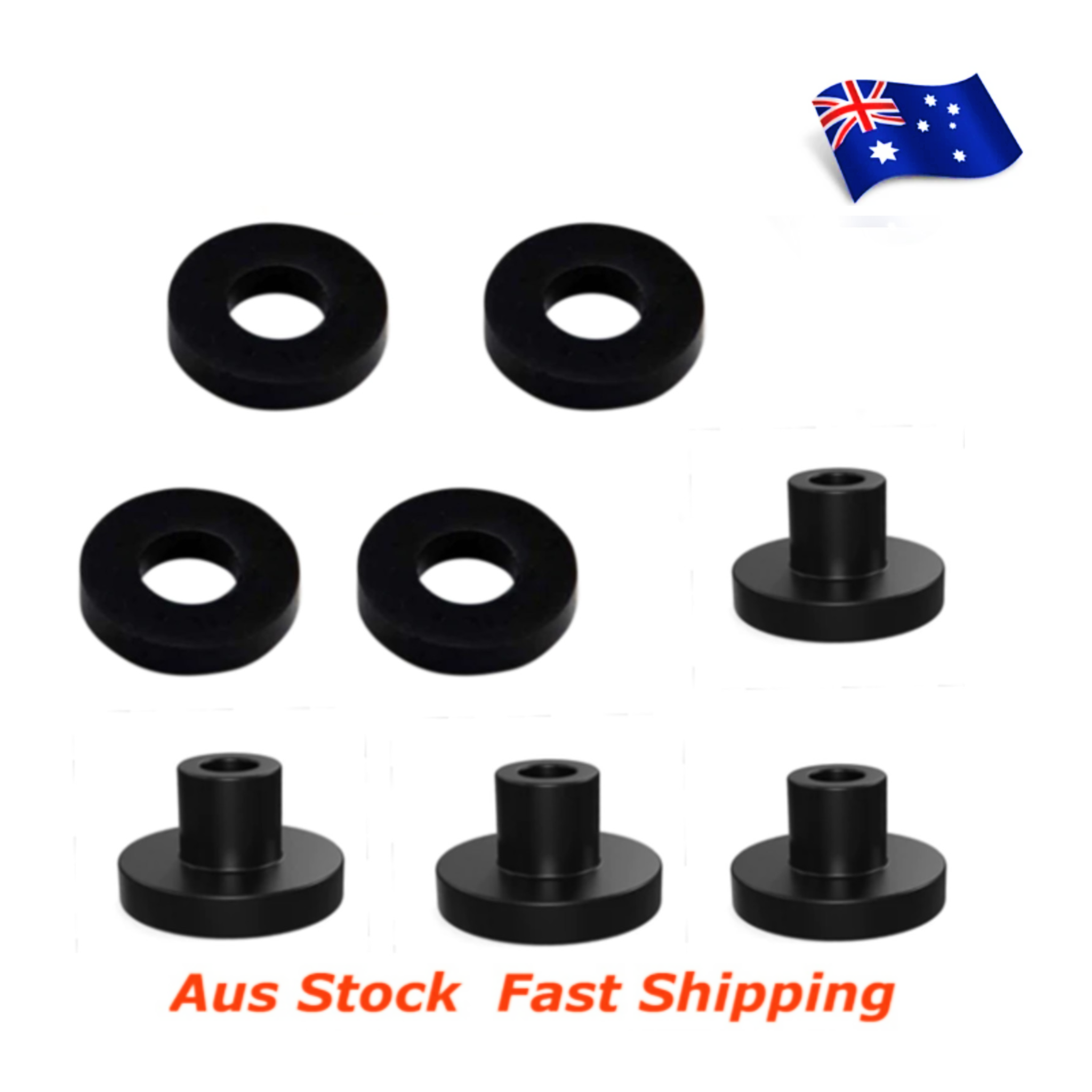 Sorbothane Isolator Vibration Bushings 25mm 1 Inch Diam 30 Durometer ...